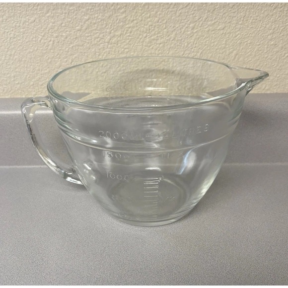 Anchor Hocking | Kitchen | Vtg Anchor Hocking 88 Batter Bowl Measuring ...
